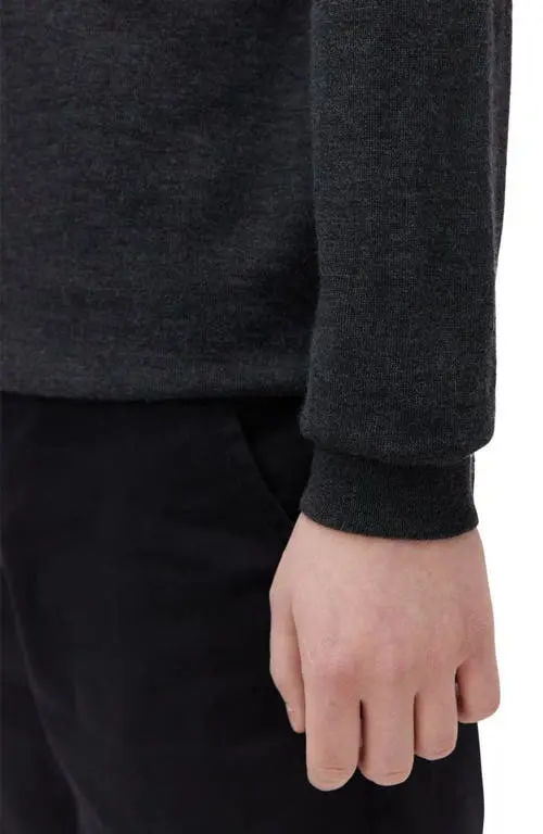 Gobi Cashmere Cashmere Silk Polo - Charcoal