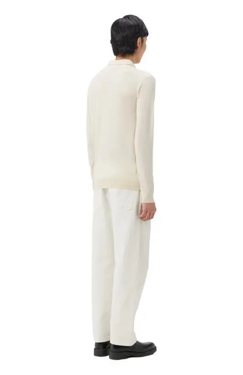 Gobi Cashmere Cashmere Silk Polo - Marshmallow