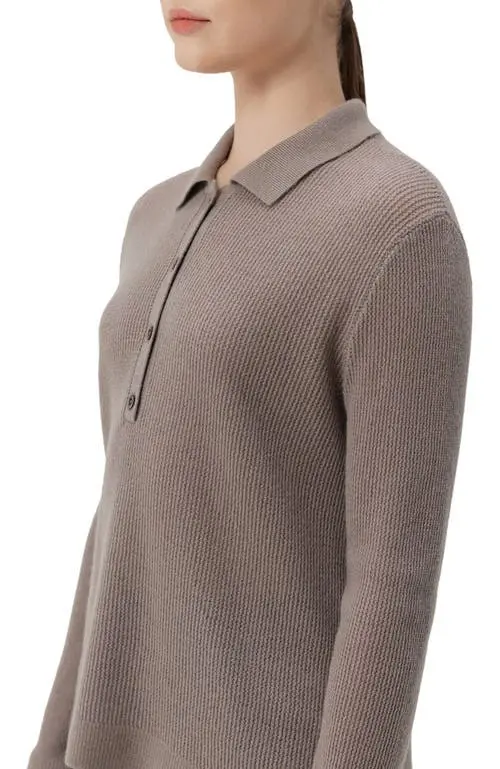 GOBI MONGOLIAN CASHMERE Cashmere Knitted Polo