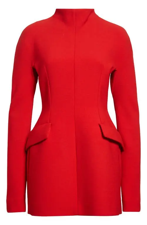 Sportmax Tefrite Long Sleeve Jersey Minidress