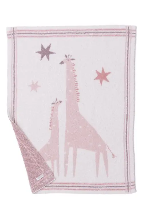 Barefoot Dreams Giraffe Jacquard Cozychic® Stroller Blanket - Dusty Rose Multi