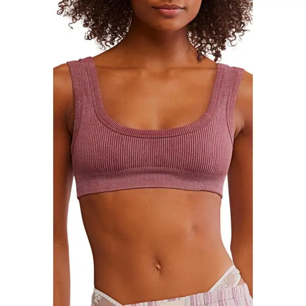 Free People Intimately Fp Rib Bralette - Renaissance Rose