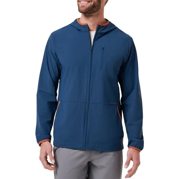 Travis Mathew Long Layover Zip Up Hoodie