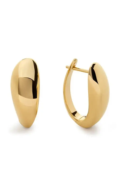 Monica Vinader Nura Reef Large Hoop Earrings - 18ct Gold Vermeil