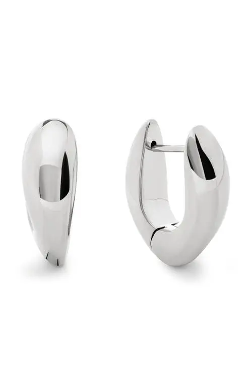 Monica Vinader Nura Reef Medium Hoop - Sterling Silver