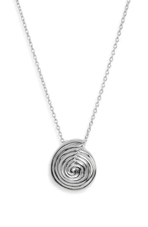 MISSOMA Mini Spiral Pendant Necklace - Silver