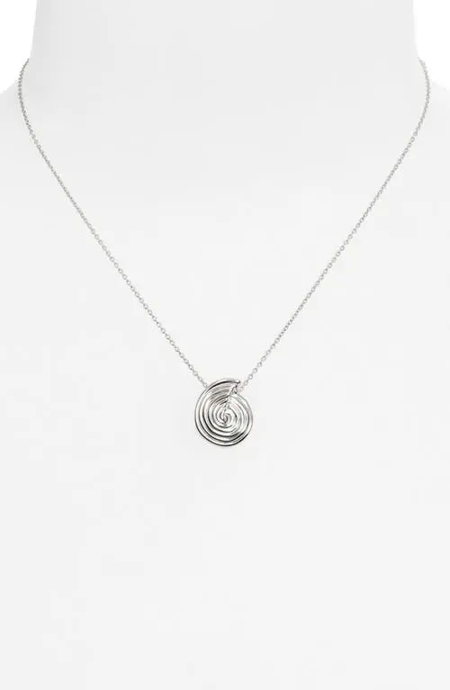 MISSOMA Mini Spiral Pendant Necklace - Silver
