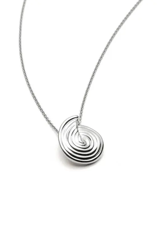 MISSOMA Mini Spiral Pendant Necklace - Silver