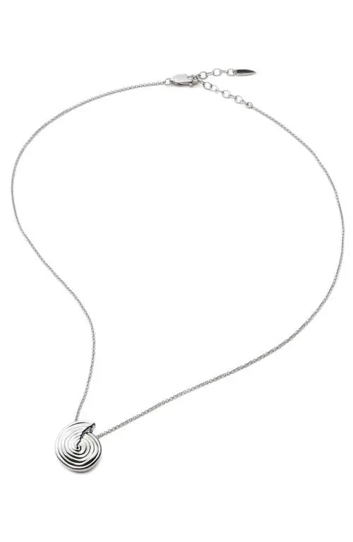 MISSOMA Mini Spiral Pendant Necklace - Silver