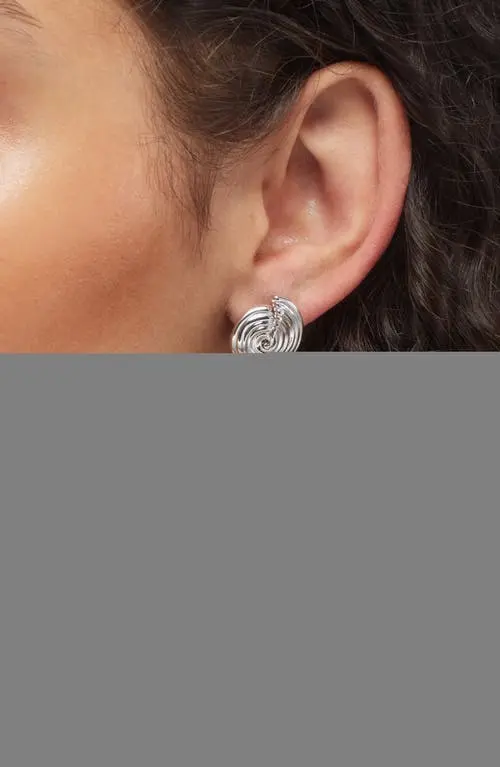 MISSOMA Small Spiral Stud Earrings - Silver