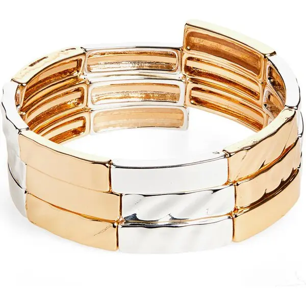 Nordstrom Molten Coil Wrap Bracelet - Goldilver