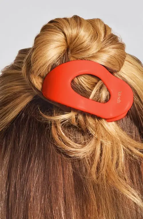 KITSCH Recycled Plastic Hair Clip - Cherry