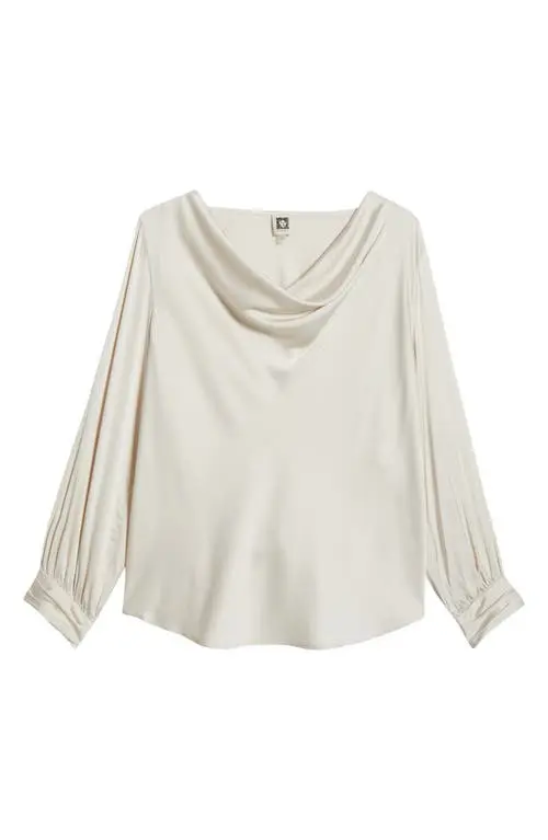 Anne Klein Drape Neck Top