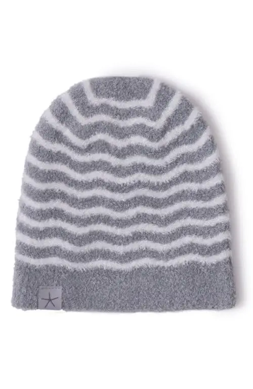 Barefoot Dreams Cozychic® Wavy Stripe Baby Beanie - Moonbeam Multi