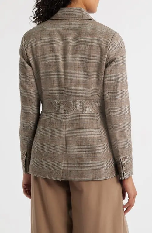 Anne Klein Plaid Blazer