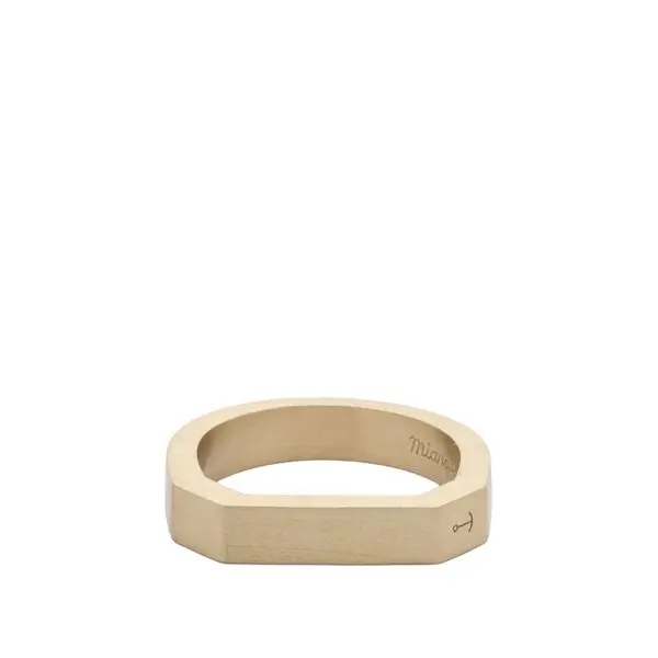 Miansai Hex Plated Ring - Gold