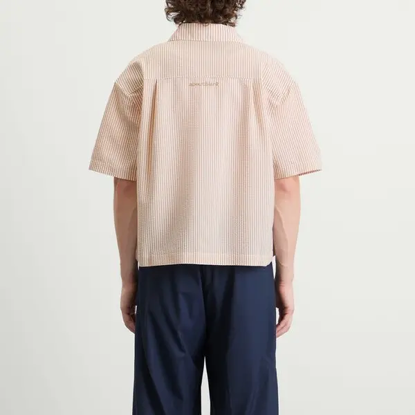 ABOUT:BLANK Stripe Seersucker Vacation Shirt