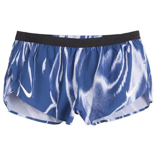 Nike Aeroswift 2 Inch Running Short - Coastal Blue/white