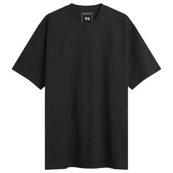 Y3 Back Logo T-shirt - Black