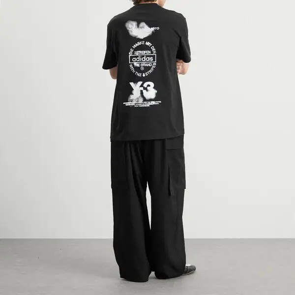 Y3 Back Logo T-shirt - Black