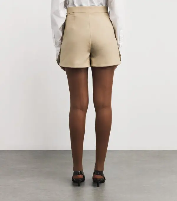 Max Mara High-waist Stretch-cotton Shorts