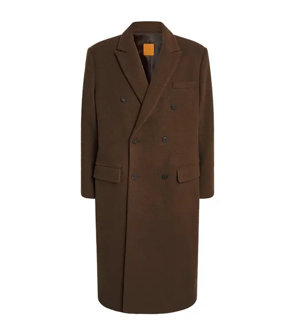 LE17SEPTEMBRE Wool-cashmere Blend Double-breasted Overcoat