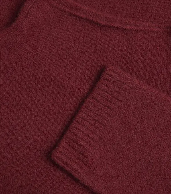 Max Mara Cashmere-blend High-neck Sweater - Red