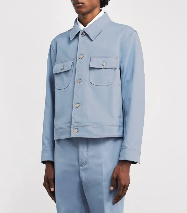 Thom Browne Denim Backstrap Utility Jacket
