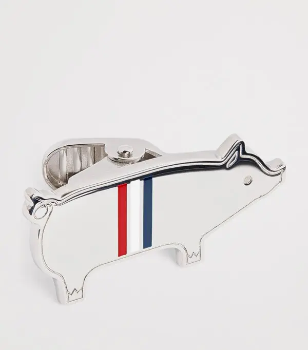 Thom Browne Sterling Pig Tie Bar