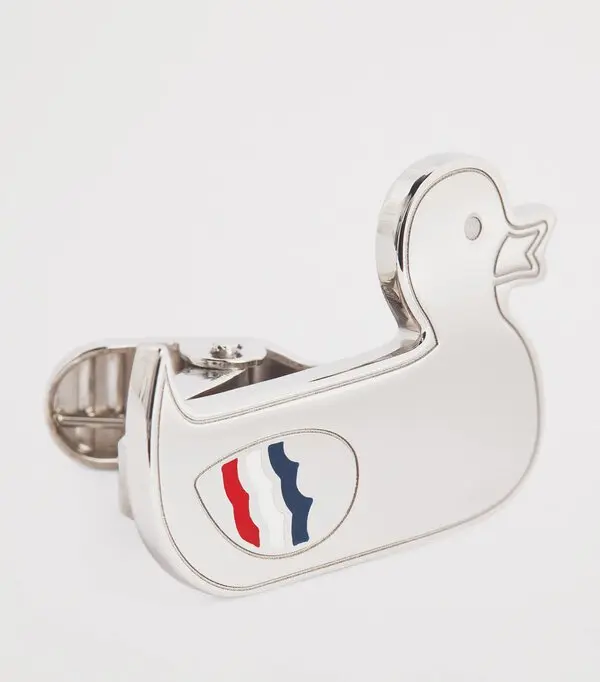 Thom Browne Sterling Duck Tie Bar