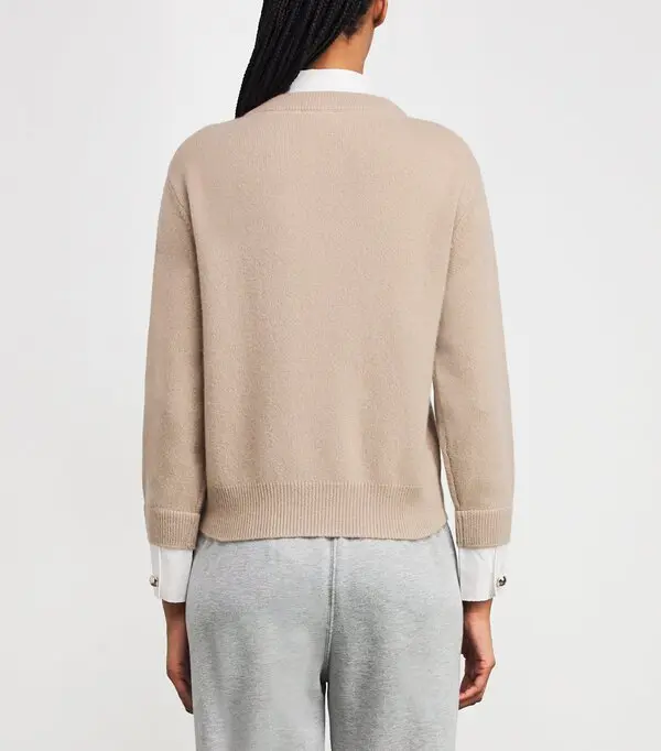 Claudie Pierlot Wool Sweater With Collar Insert
