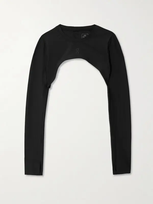 On Studio Recycled Stretch-jersey Bolero