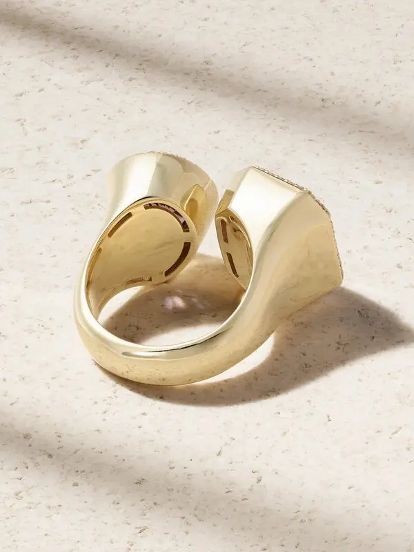 Jacquie Aiche 14k Gold, Tourmaline And Diamond Ring
