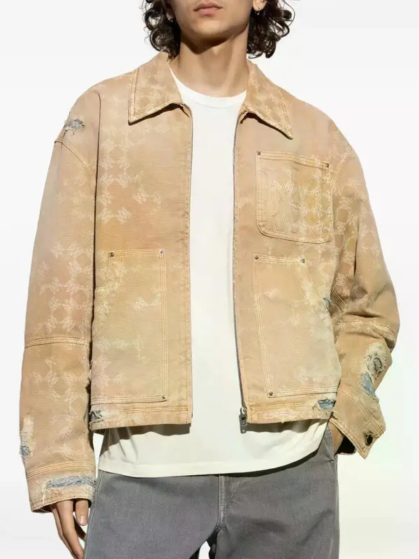 Amiri Distressed Printed Jacket