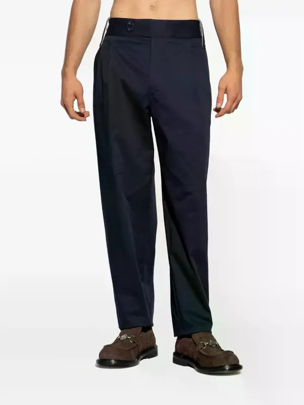 Dolce & Gabbana Pleated Belted Trousers - Blue