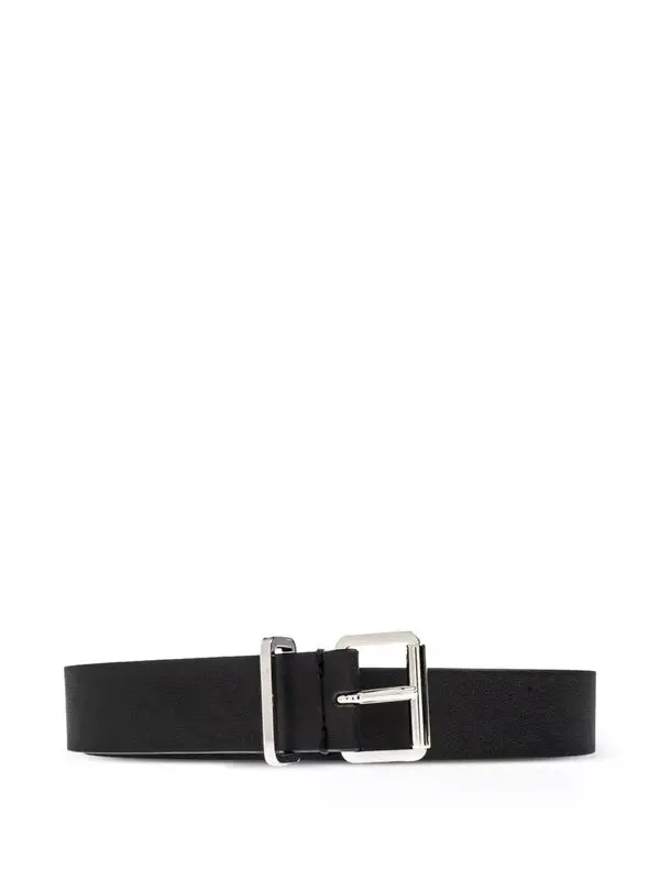 Dsquared2 Square Buckle Leather Belt - Black