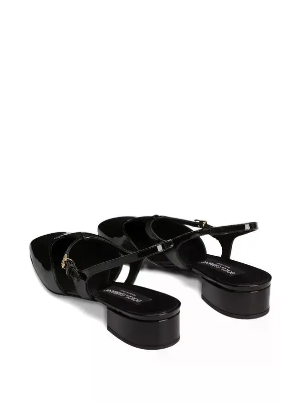 Dolce & Gabbana Patent Leather Slingback Pumps