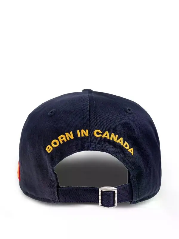 Dsquared2 Bear-patch Baseball Cap - Blue