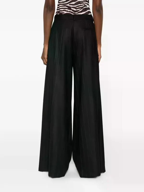 Andamane Pinstripe Pleated Trousers