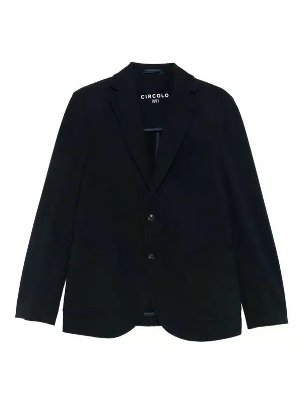 CIRCOLO 1901 Two-button Patch-pocket Blazer - Blue