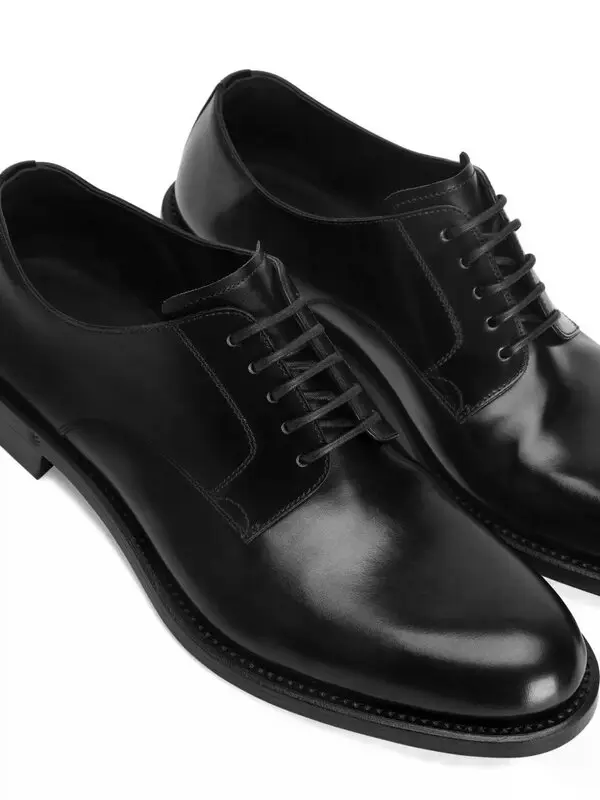 Dolce & Gabbana Brushed Lace-up Derby Shoes - Grey