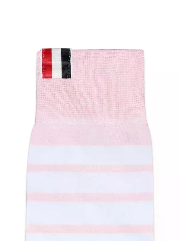 Thom Browne Four-bar Socks - Pink