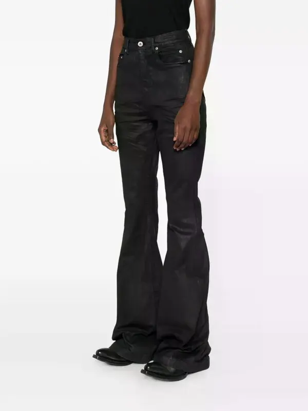 Rick Owens Five-pocket High-waist Jeans