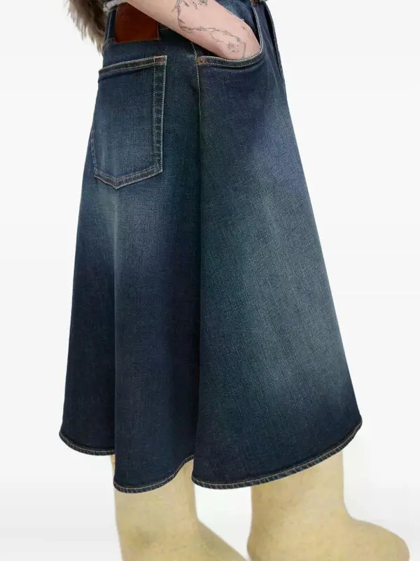 Acne Studios Frayed Denim Dress