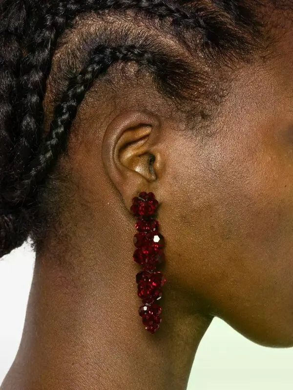 Simone Rocha Crystal-flower Earring
