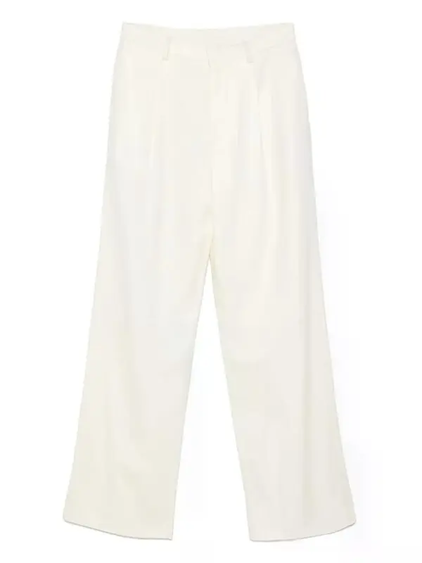LARDINI Pleated Wool Trousers