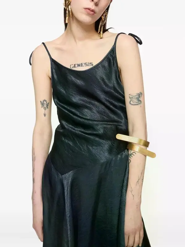 Acne Studios Lace-trim Asymmetric Dress
