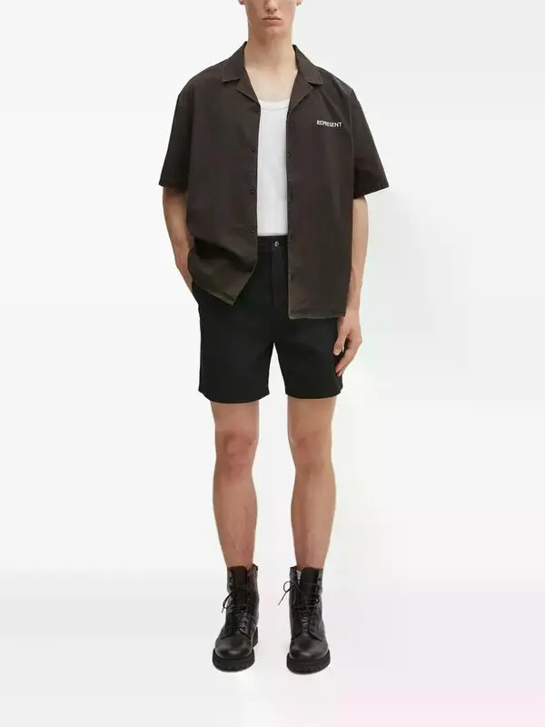 REPRESENT Embroidered-patch Pocket Shorts
