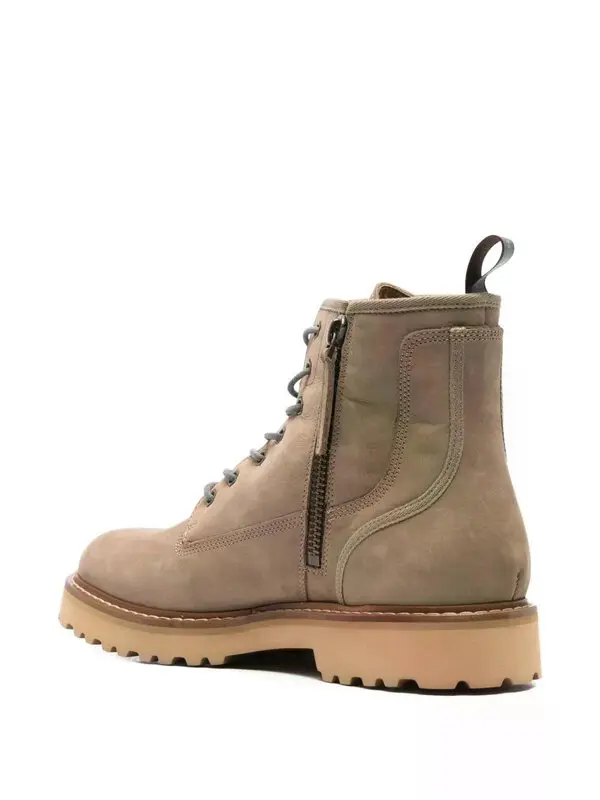 Woolrich 40mm Lace-Up Leather Boots - Neutrals - 34% Off  display picture 3