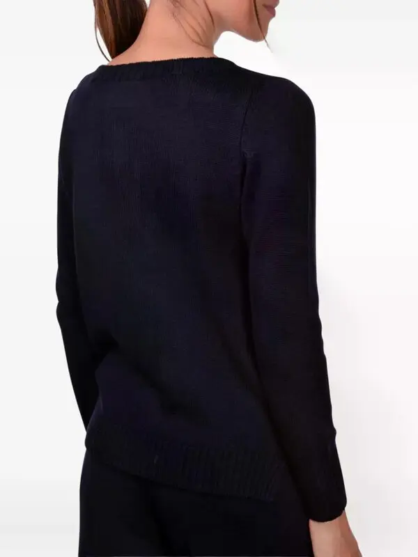 GRAN SASSO Boat-neck Wool Sweater
